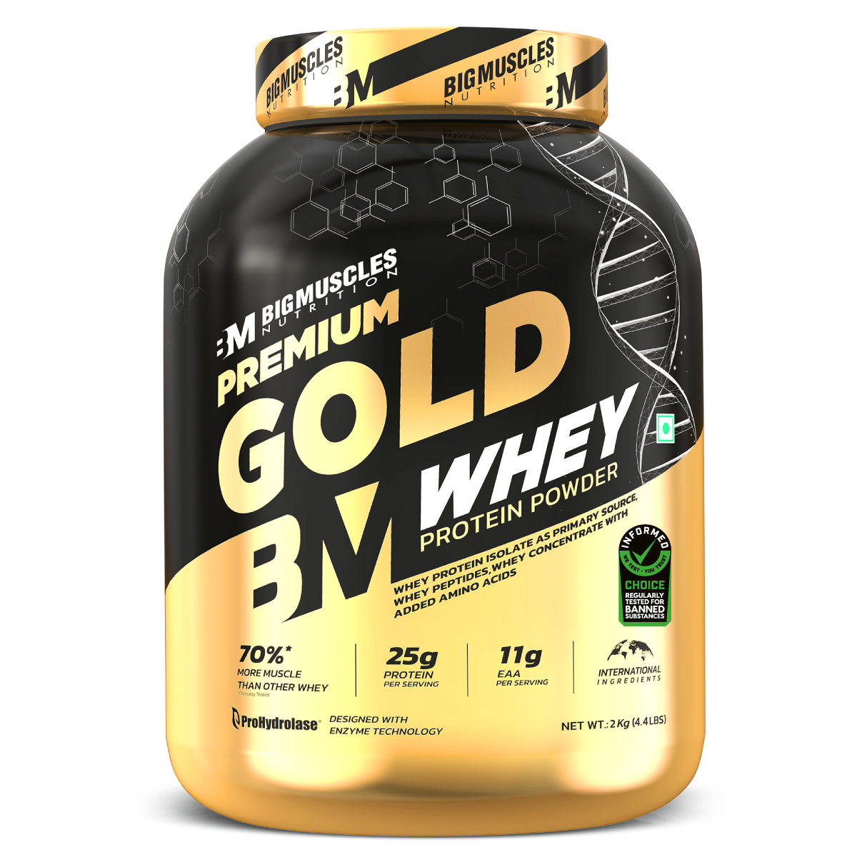 Buy Whey Protein powder online - BigMuscles Nutrition Premium GoldWhey