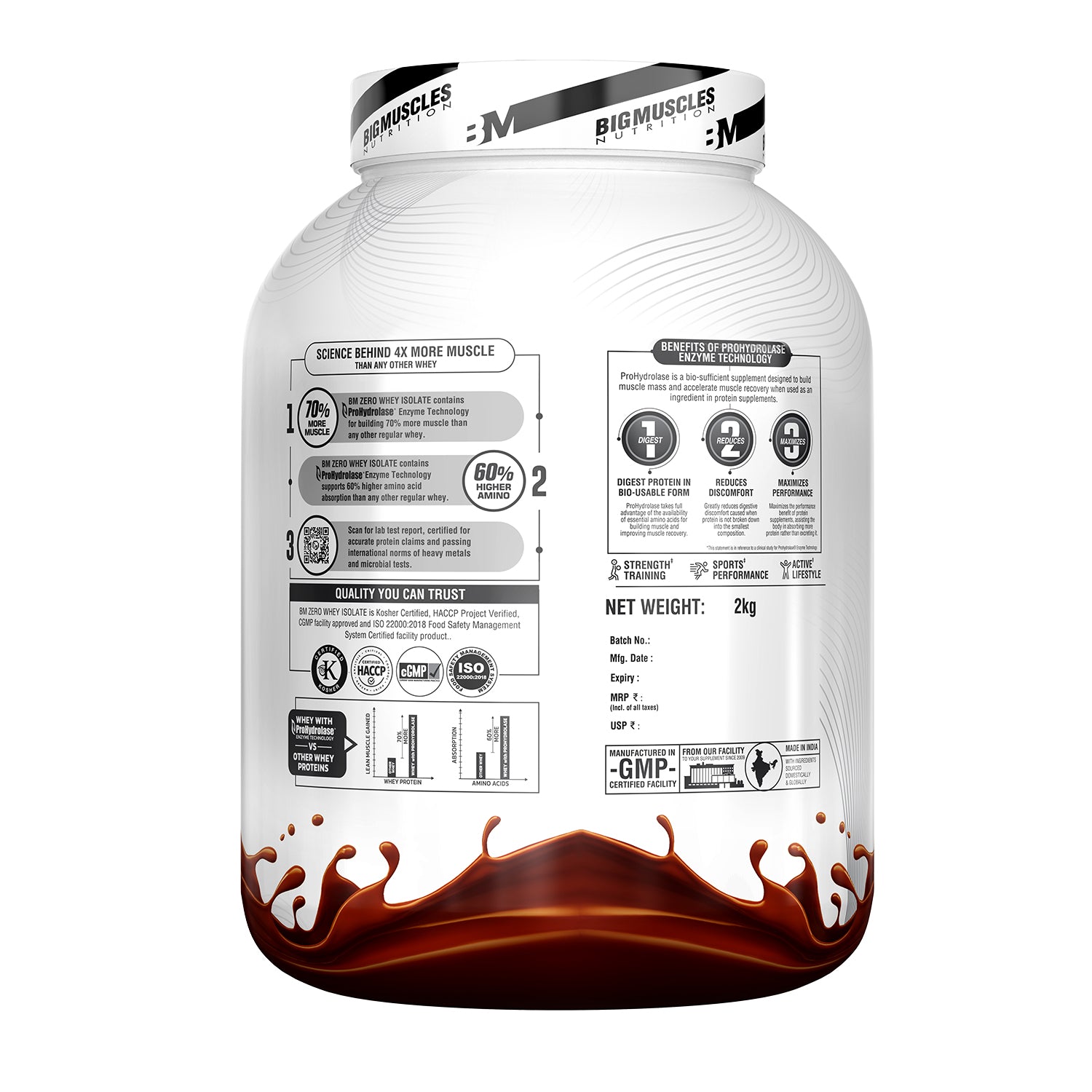 Buy Zero whey - BigMuscles Nutrition